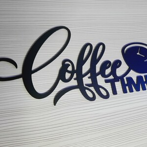 Coffee Time Sign for Kitchen Metal,coffee Sings House Decor,wall ...