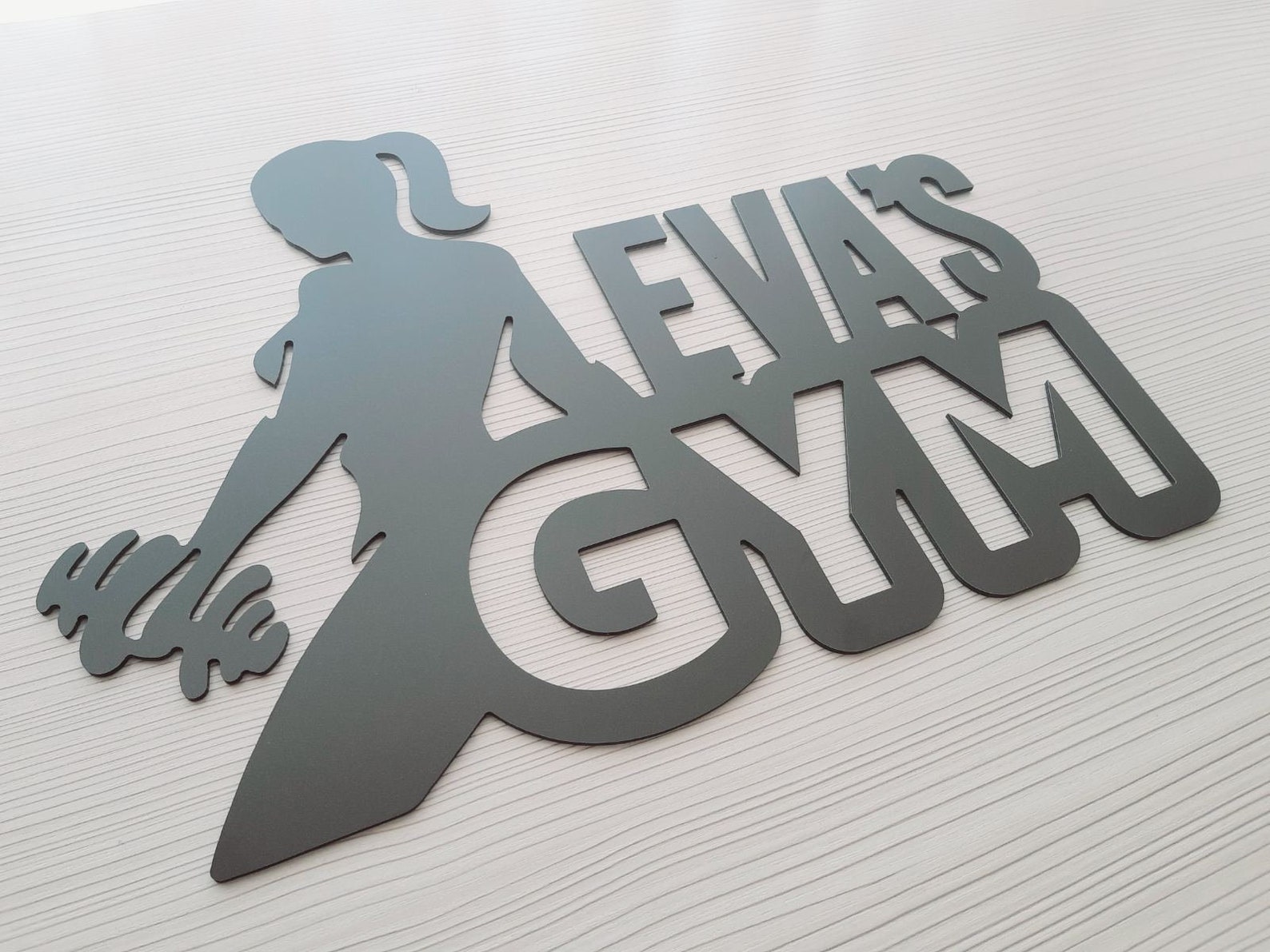 Custom Gym Sign Girl woman Personalized Home Gym SignCustom | Etsy