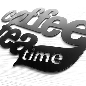 Coffee Time Tea Sign for Kitchen Metal,beautiful Gift for Home ...