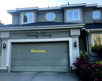 House Numbers Above Garage - Etsy UK