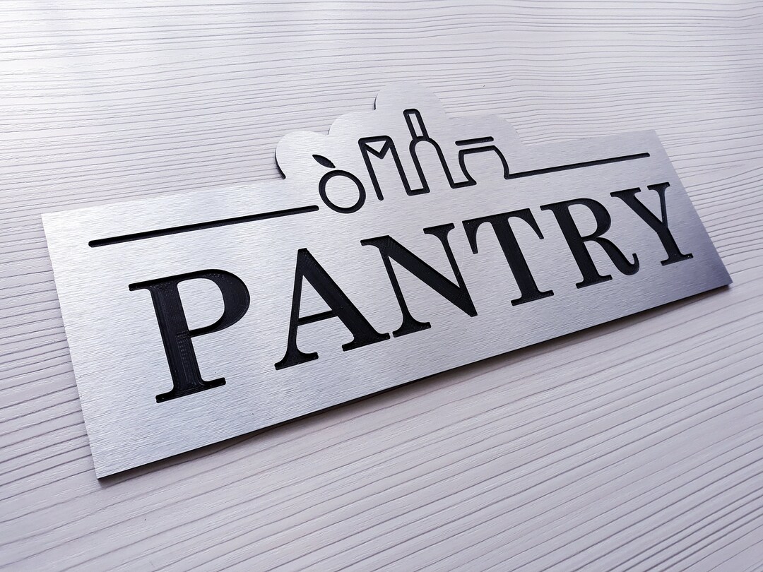 Pantry Sings,pantry Sing Metal House Decor, House Sign Pantry, Custom ...