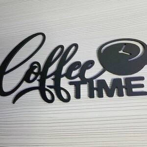 Coffee Time Sign for Kitchen Metal,coffee Sings House Decor,wall ...