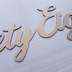Script Address Sign Metal, Custom House Numbers Sign Cursive, Metal ...