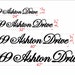 Script Address Sign Metal,script House Numbers,custom House Numbers ...