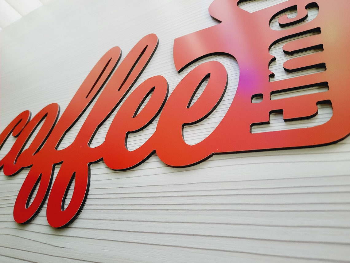 Coffee Time Sign for Kitchen Metalcoffee Sings House - Etsy