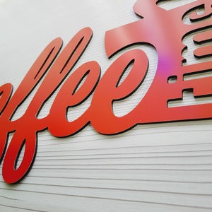 Coffee Time Sign for Kitchen Metal,coffee Sings House Decor,wall ...