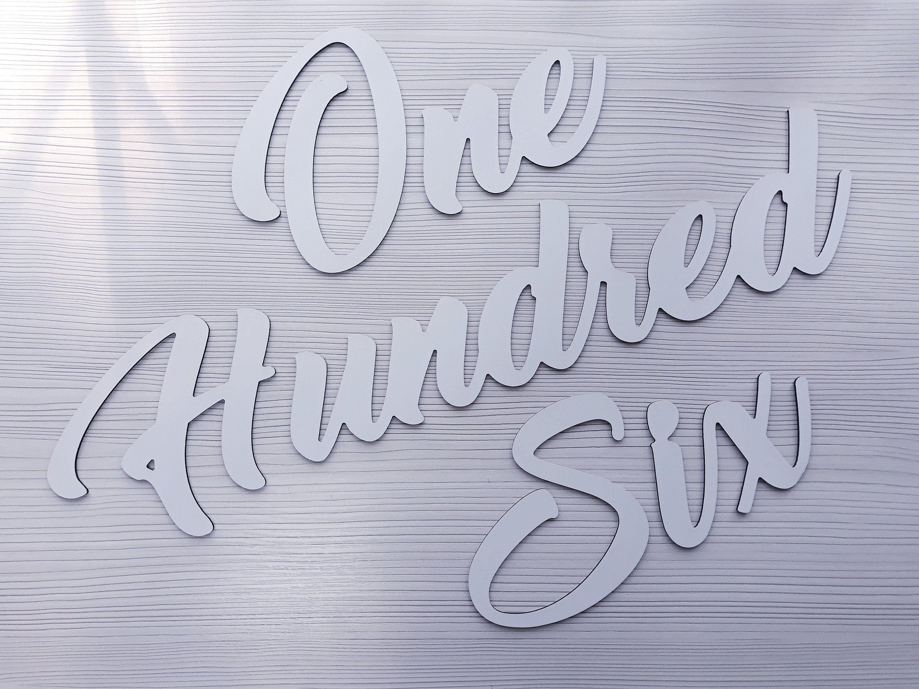 Script Address Sign Metal Custom House Numbers Sign Cursive | Etsy