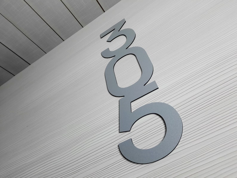 Outdoor Signs House Numbers Vertical House Number Vertical - Etsy