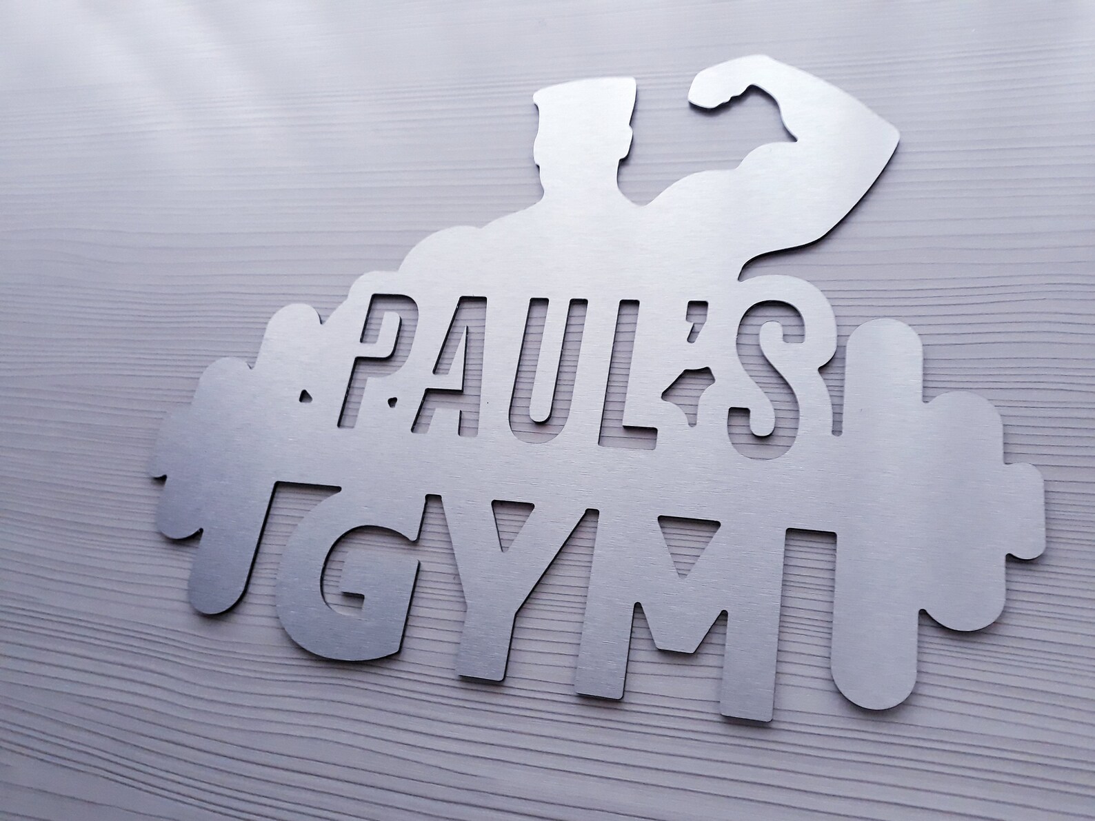 Custom Gym Signpersonalized Home Gym Signcustom Metal Gym - Etsy