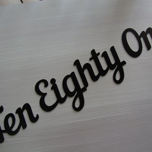 Script Address Sign - Etsy