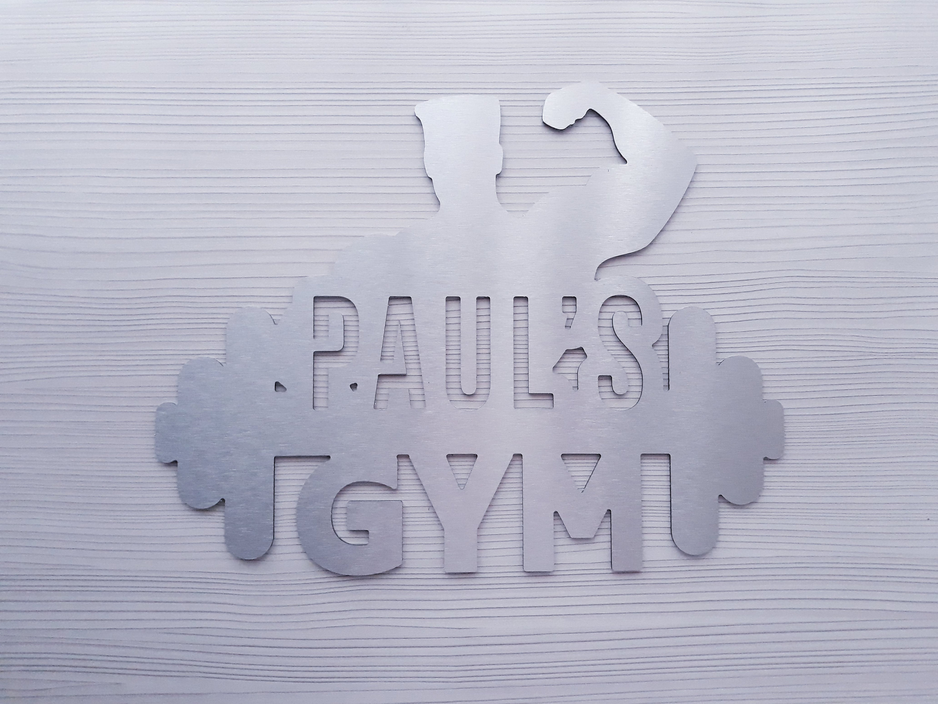 Custom Gym Signpersonalized Home Gym Signcustom Metal Gym - Etsy