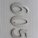 Metal House Numbers Script, House Number Sign, Metal Aluminum Address ...