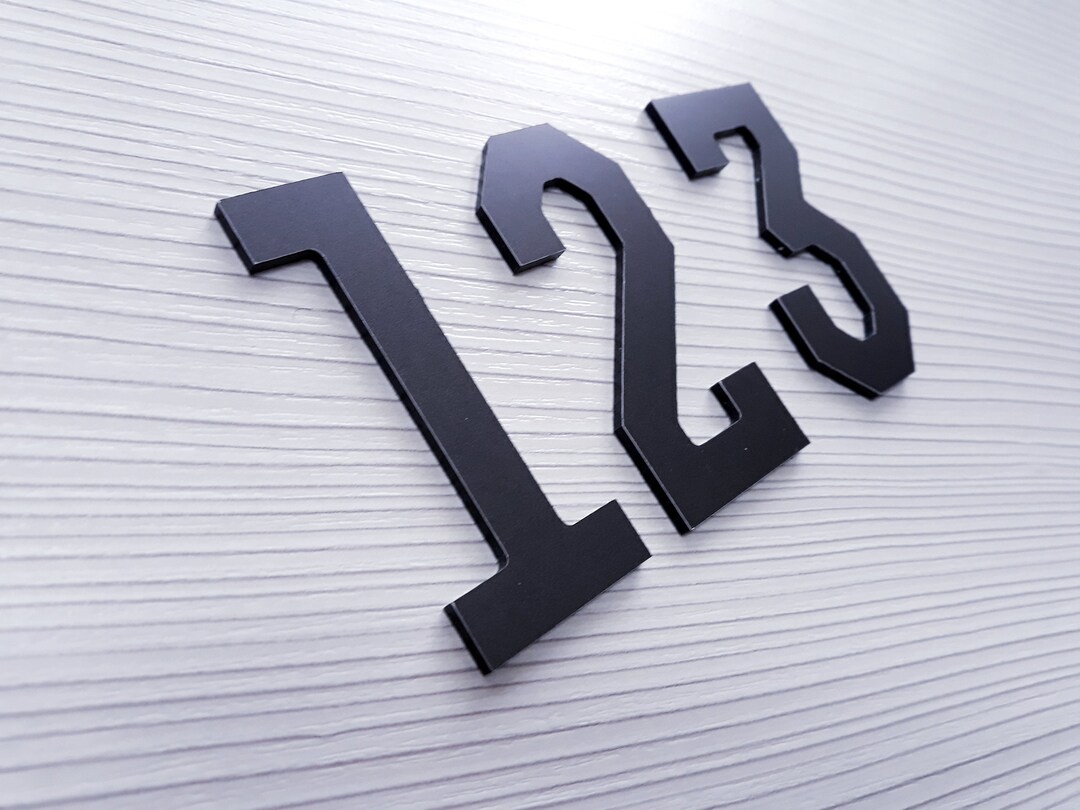 House Numbers Sign, Aluminum Composite Address Sign, Custom Number or ...