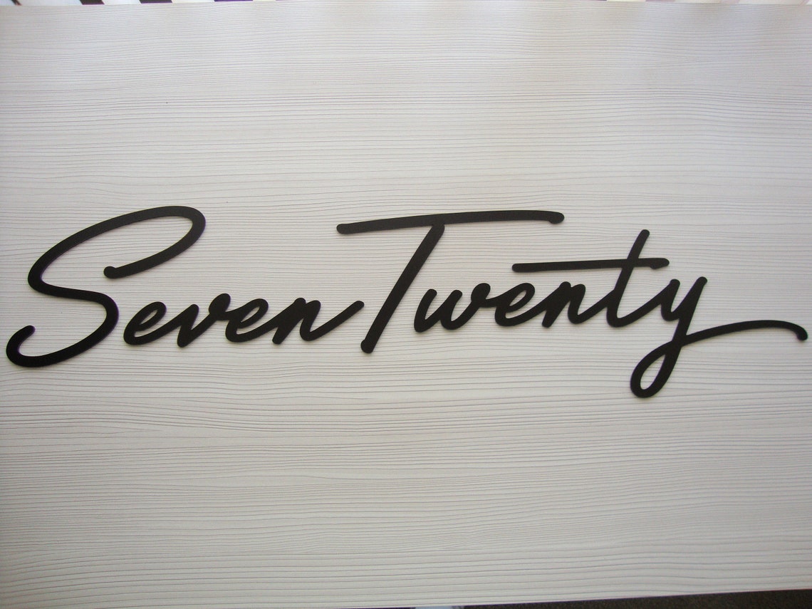 Script Address Sign Script House Numberscustom House Numbers | Etsy