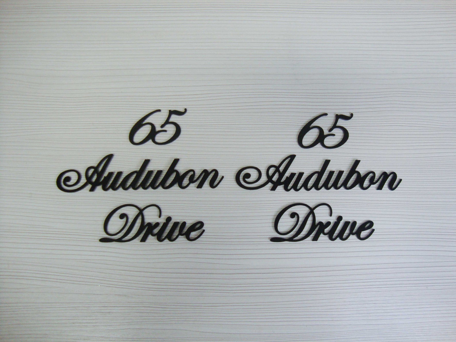 Mailbox Address Sings, Mailbox Script Address Sign, Script House ...
