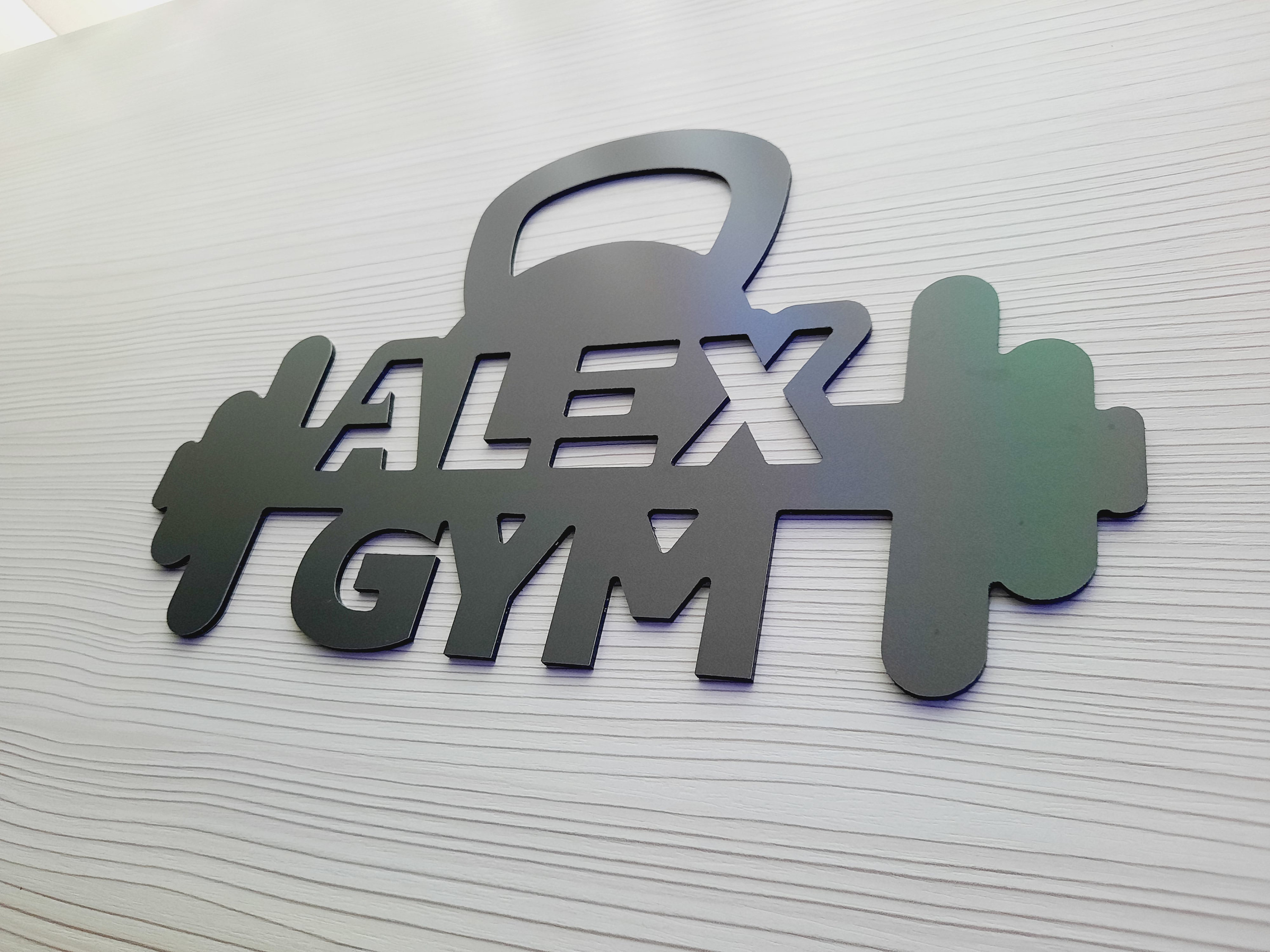 Custom Gym Signpersonalized Home Gym Signcustom Metal Gym - Etsy