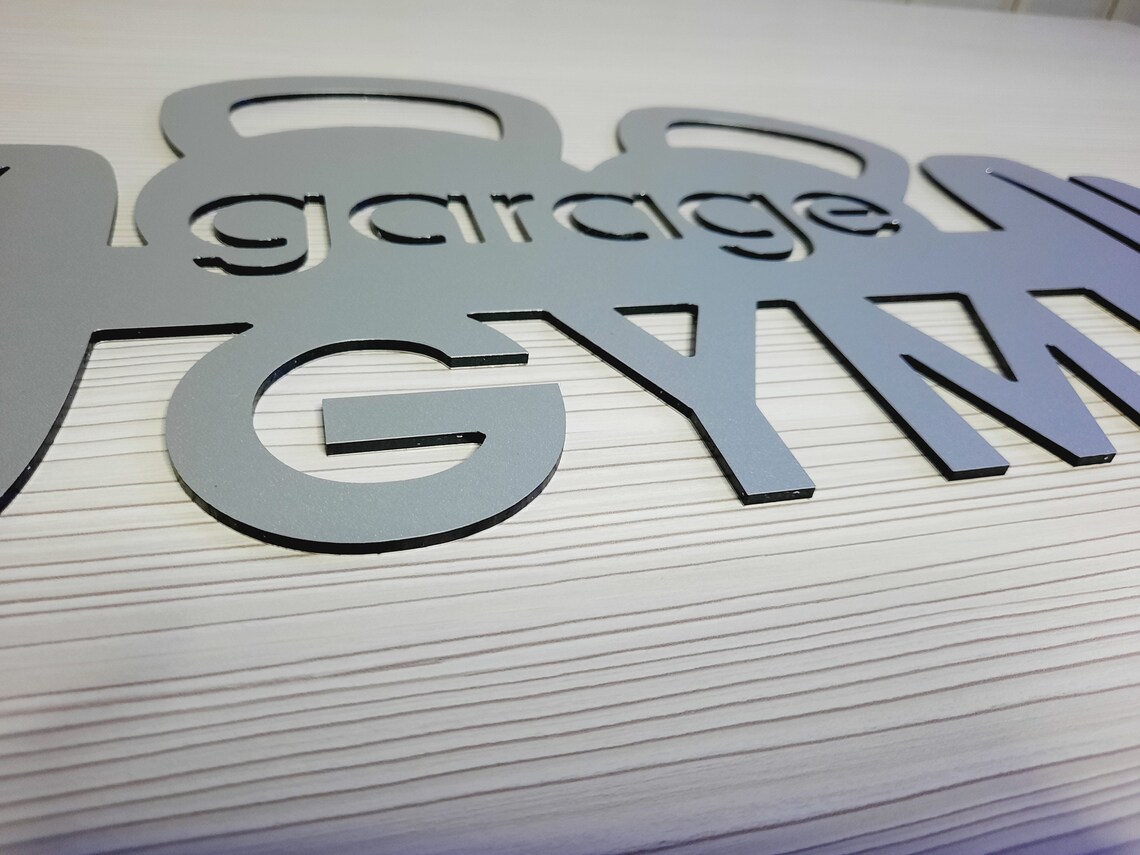 Garage Gym Sign Garage Gym Sign Garage Metal Gym Sign Home - Etsy