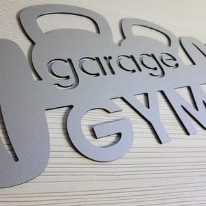 Garage Gym Sign, Garage Gym Sign, Garage Metal Gym Sign, Home Garage ...