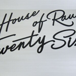 Script Address Sign ,script House Numbers, Custom House Numbers Sign ...