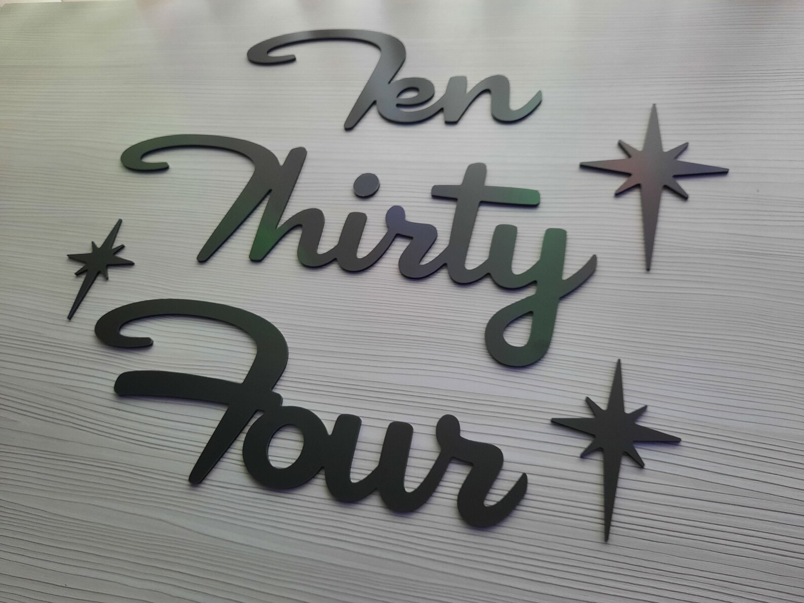 Midcentury Modern Address Sign Aluminum Composite Starbursts - Etsy