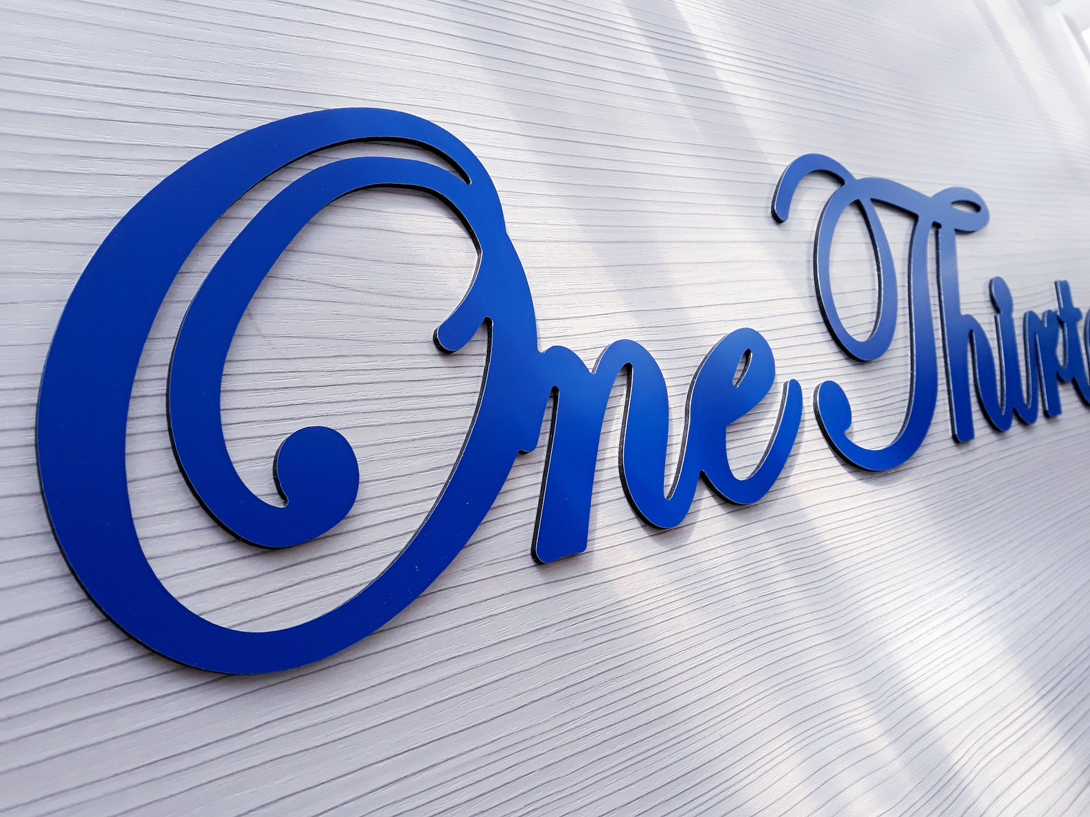 Script Address Sign Metalscript House Numberscustom House | Etsy