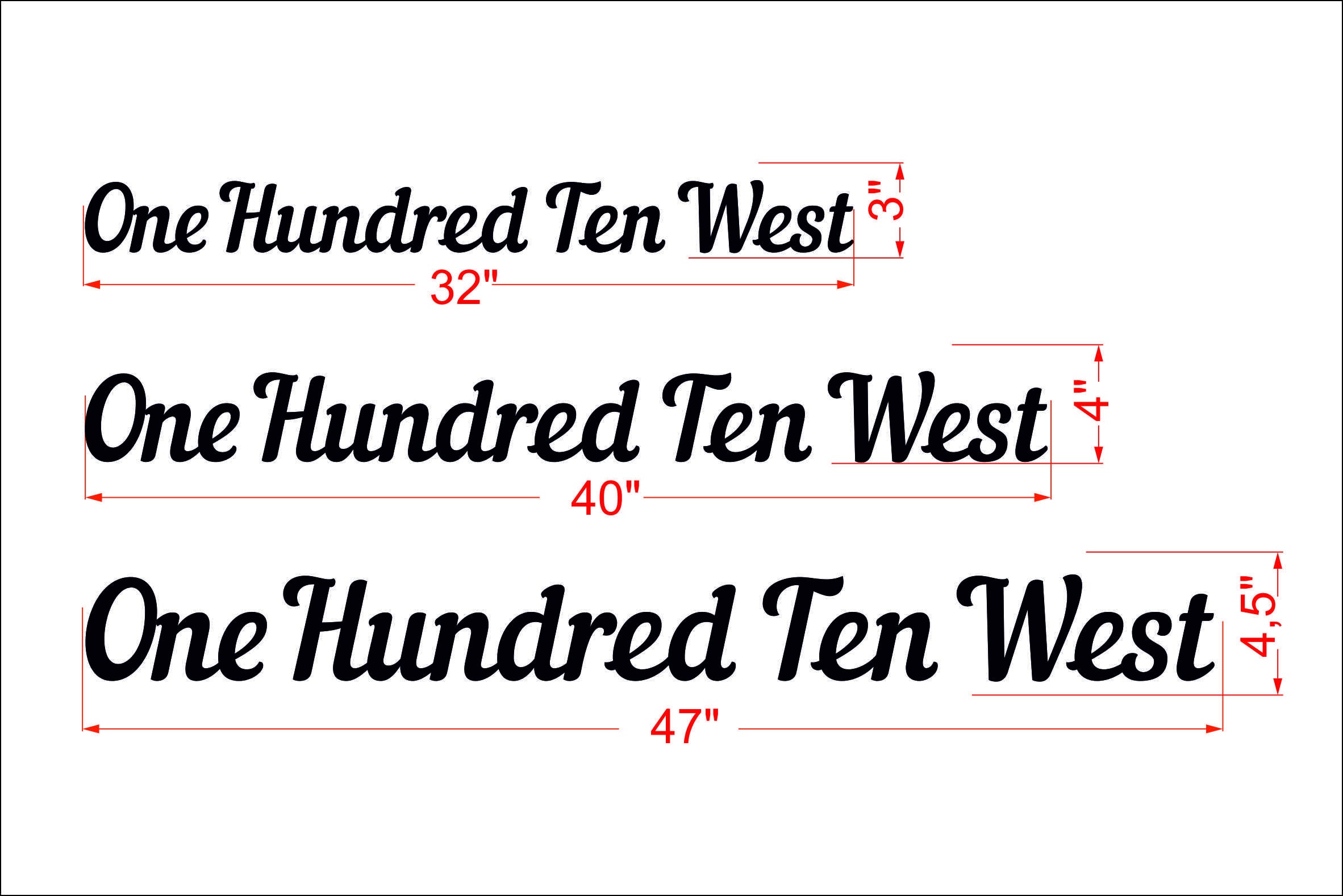 Script Address Sign - Etsy