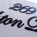 Script Address Sign Metal,script House Numbers,custom House Numbers ...