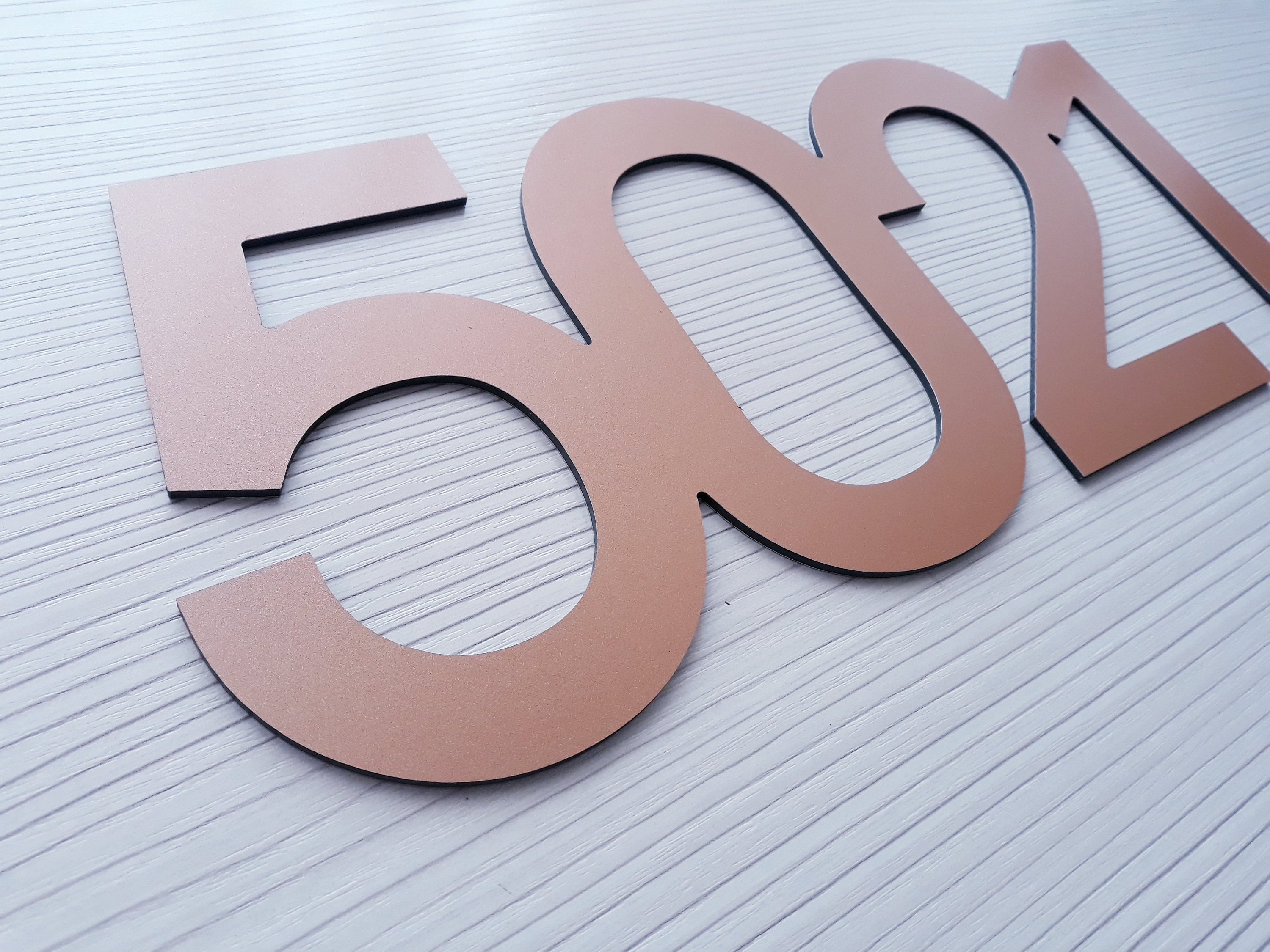 House Numbers METAL Sign,metal Aluminum Address, Custom Numbers or ...