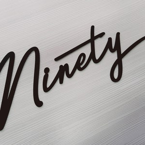 Script Address Sign ,script House Numbers, Custom House Numbers Sign ...