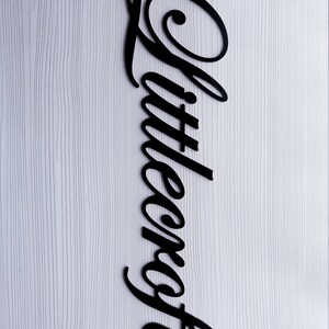 Script Address Sign Metal,script House Numbers,custom House Numbers ...