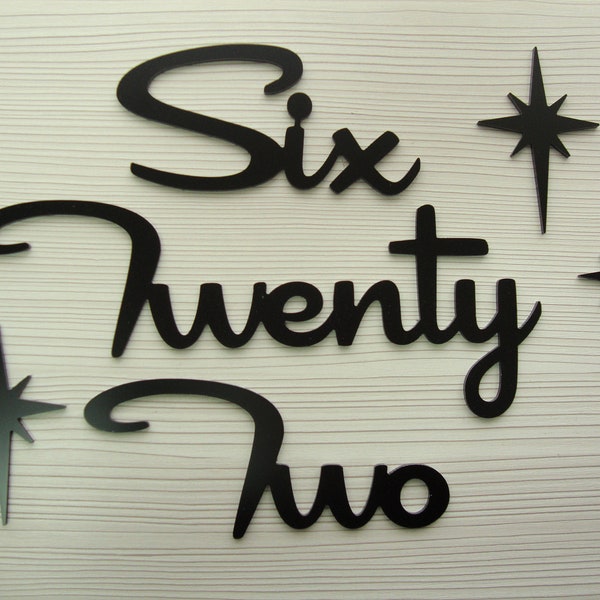 Mid Century House Numbers - Etsy