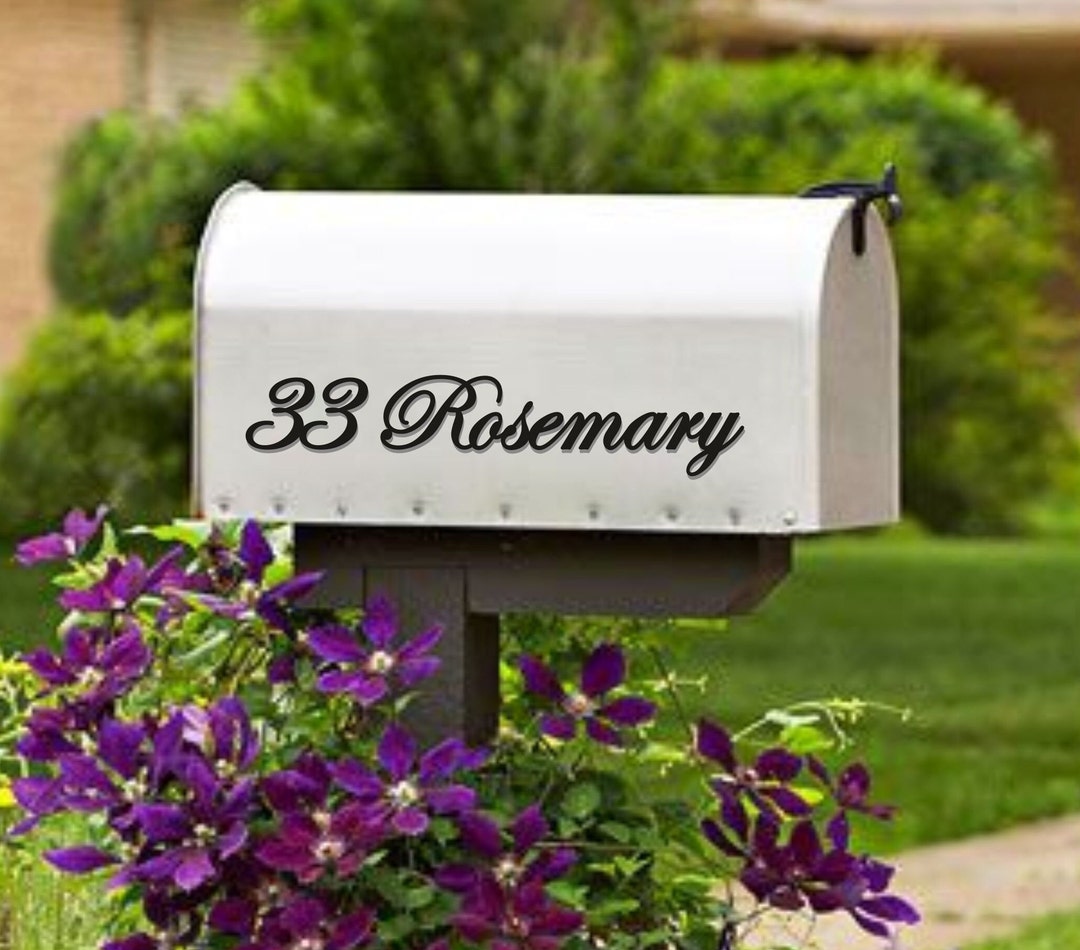 Mailbox Address Sings , Mailbox Script Address Sign ,script House ...