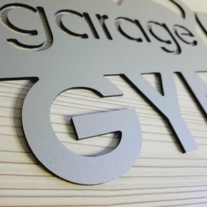 Garage Gym Sign, Garage Gym Sign, Garage Metal Gym Sign, Home Garage ...