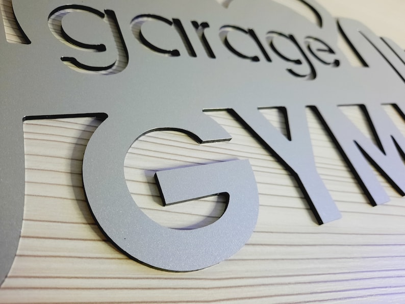 Garage Gym Sign Garage Gym Sign Garage Metal Gym Sign Home | Etsy