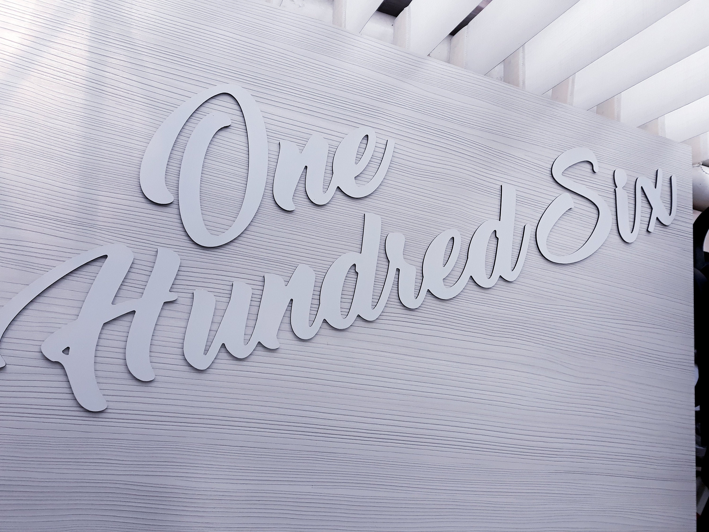 Script Address Sign Metal Custom House Numbers Sign Cursive | Etsy