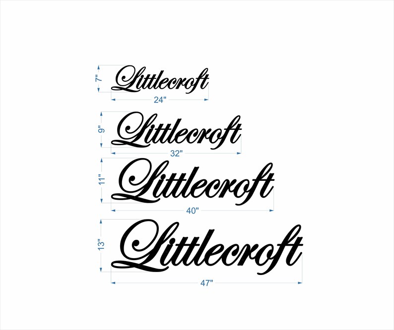 Script Address Sign Metalscript House Numberscustom House - Etsy