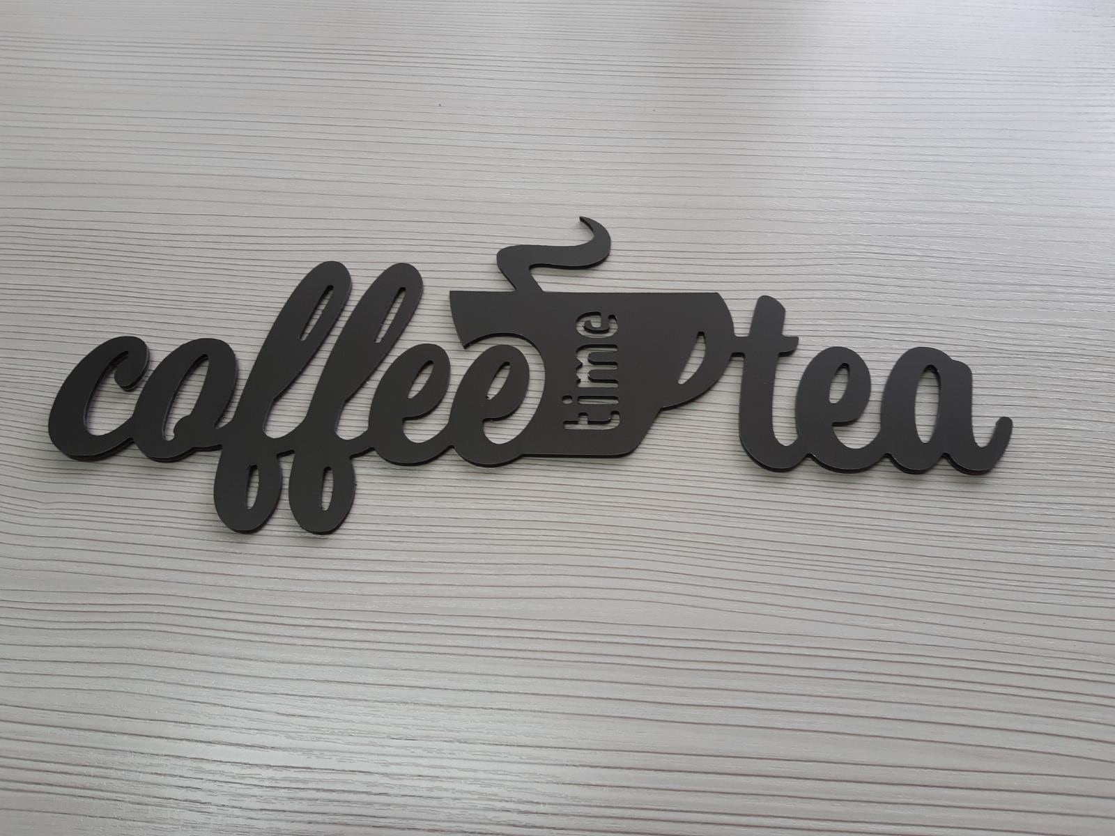 Coffee Time Tea Sign for Kitchen Metalcoffee Sings House - Etsy