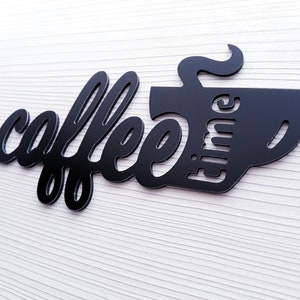Coffee Time Sign for Kitchen Metal,coffee Sings House Decor,wall ...