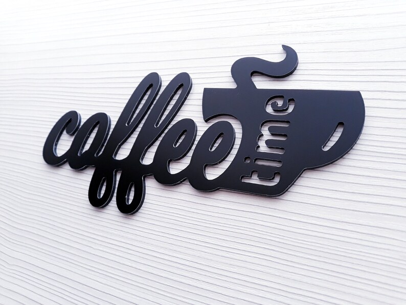Coffee Time Sign for Kitchen Metalcoffee Sings House - Etsy