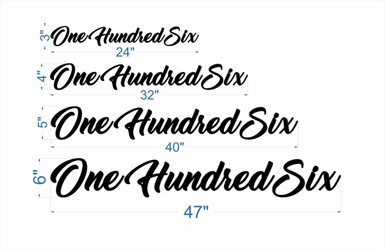 Script Address Sign Metal Custom House Numbers Sign Cursive - Etsy