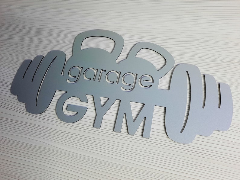 Garage Gym Sign Garage Gym Sign Garage Metal Gym Sign Home | Etsy