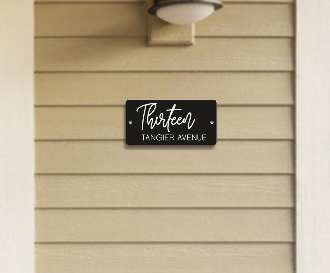 House Numbers Signs, Metal Aluminum Address, Custom Numbers or Letters ...