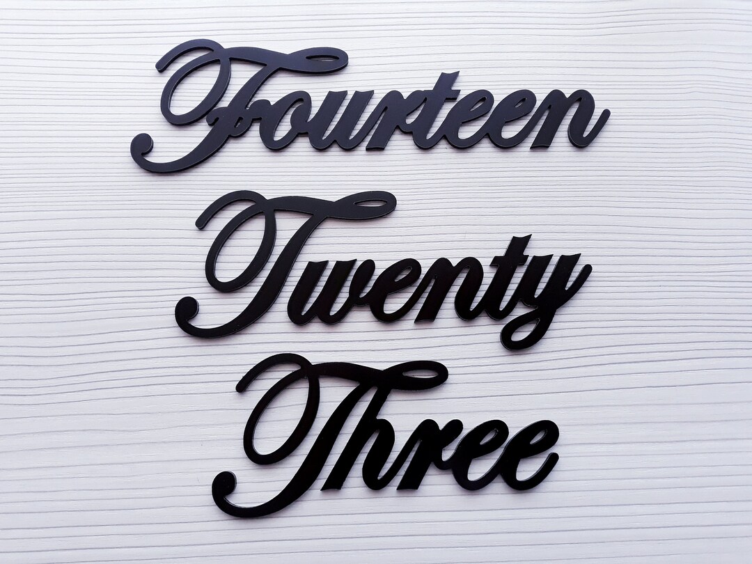 Script Address Sign Metal,script House Numbers,custom House Numbers ...