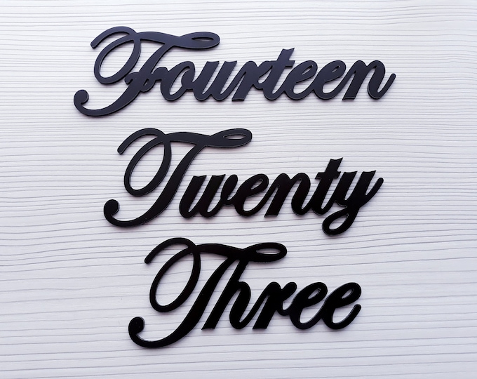 Script Address Sign ,script House Numbers, Custom House Numbers Sign ...