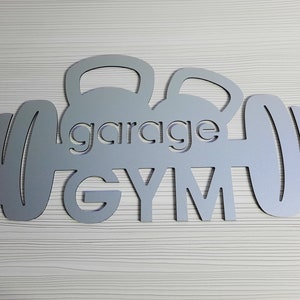 Garage Gym Sign Garage Gym Sign Garage Metal Gym Sign Home | Etsy