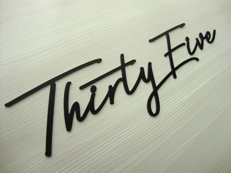 Script Address Sign ,script House Numbers, Custom House Numbers Sign ...