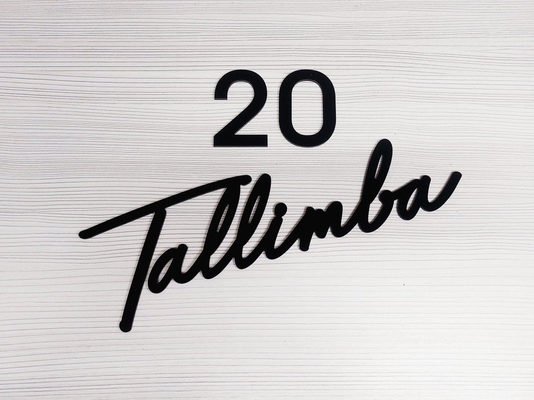 Script Address Sign ,script House Numbers, Custom House Numbers Sign ...