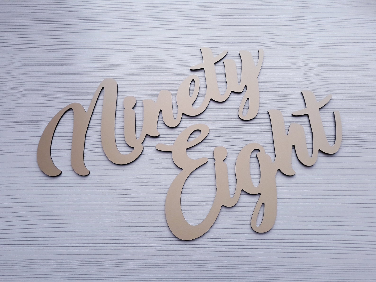 Script Address Sign Metal Custom House Numbers Sign Cursive - Etsy