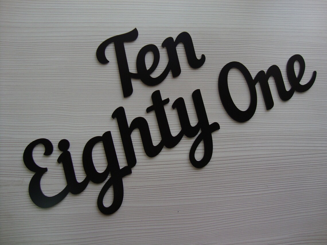 Script Address Sign - Etsy