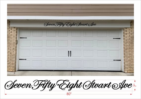 Script Address Sign Metalgarage Address Scriptscript House - Etsy